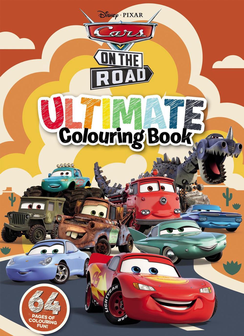 Cars On the Road: Ultimate Colouring Book (Disney Pixar), Paperback ...