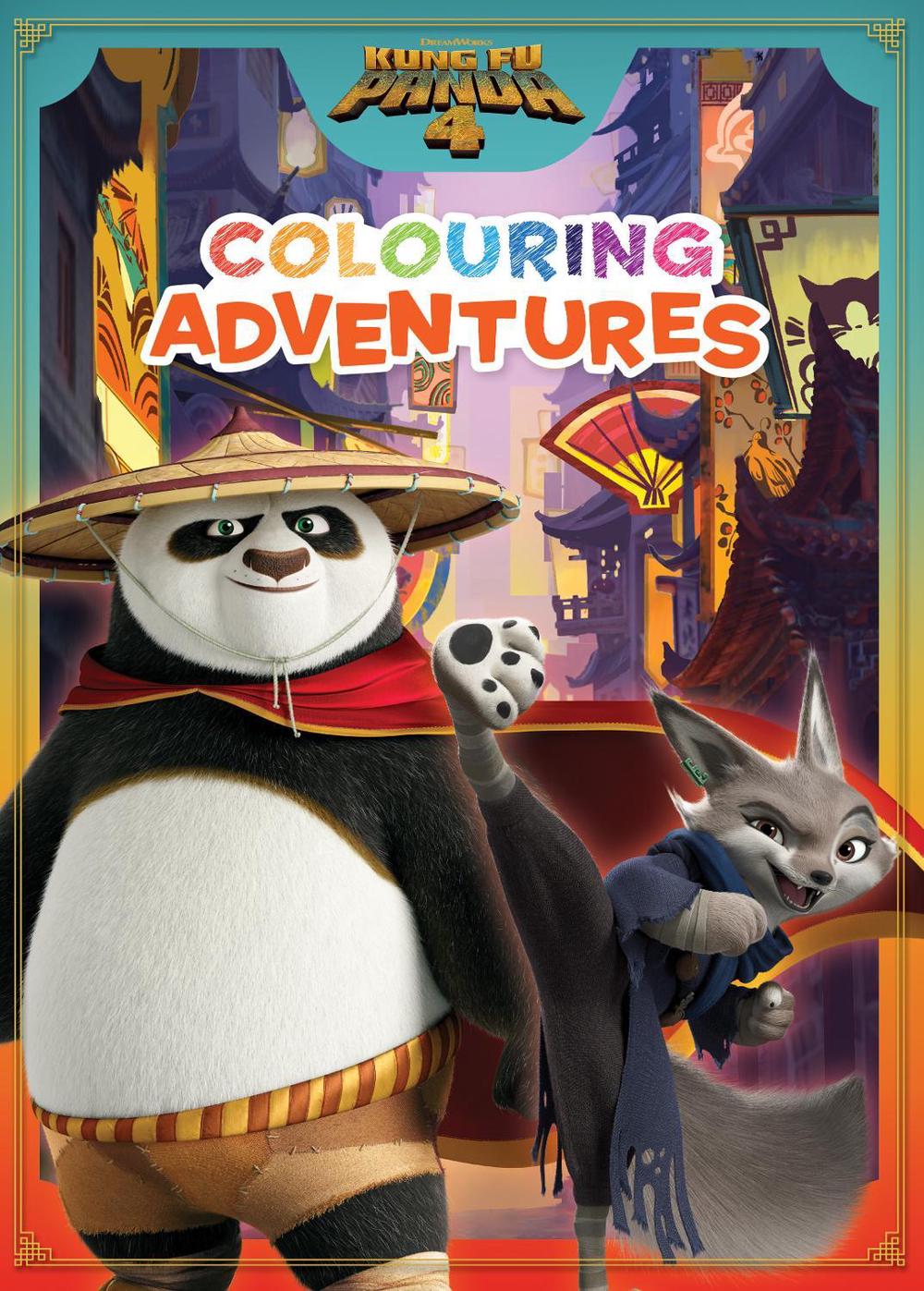 Kung Fu Panda 4: Colouring Adventures (DreamWorks), Paperback ...