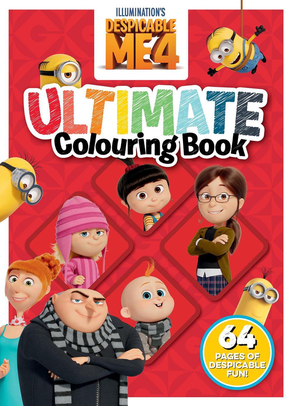 Despicable Me 4: Ultimate Colouring Book (Universal), Paperback ...