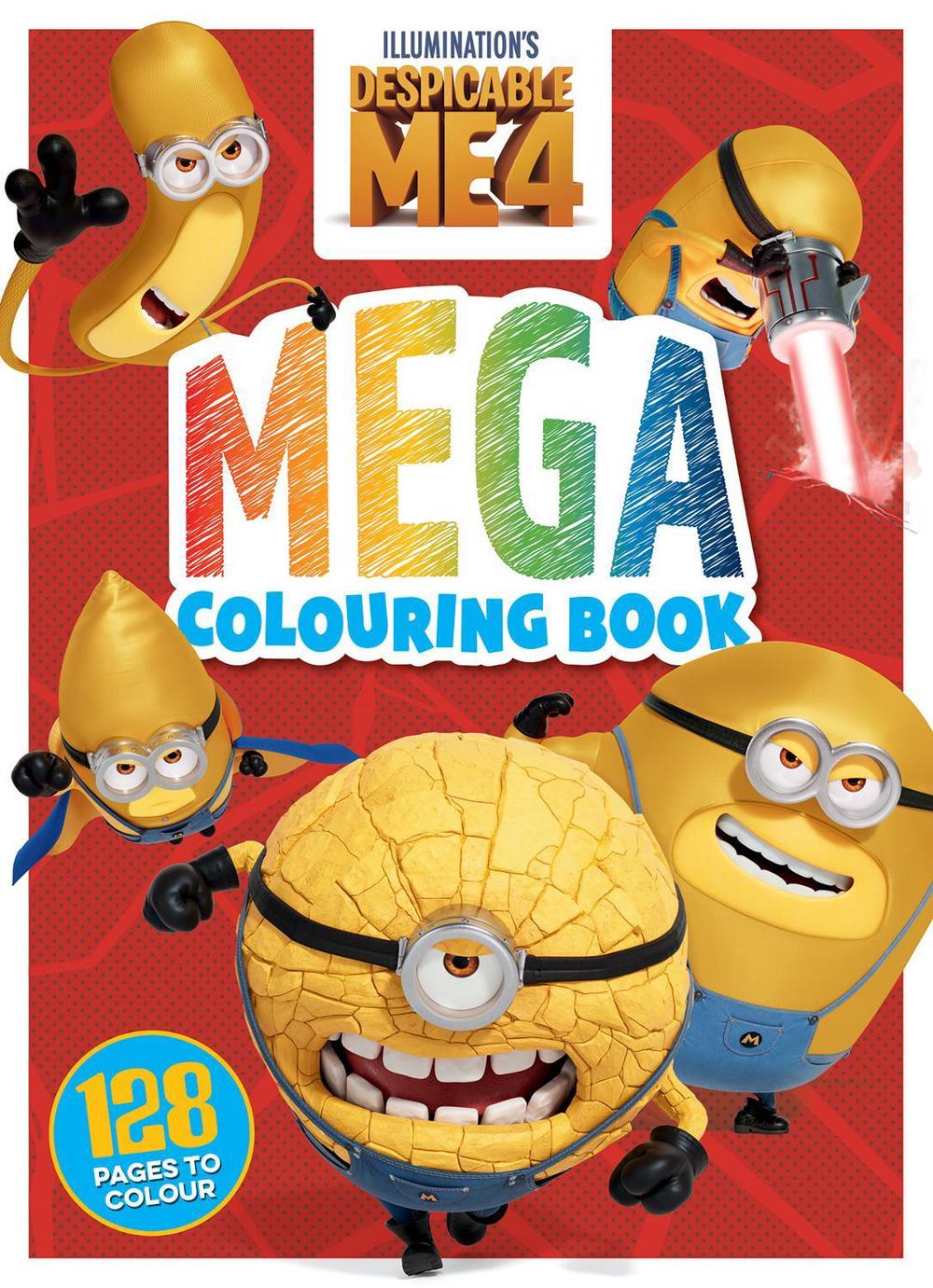 Despicable Me 4: Mega Colouring Book (Universal), Paperback ...
