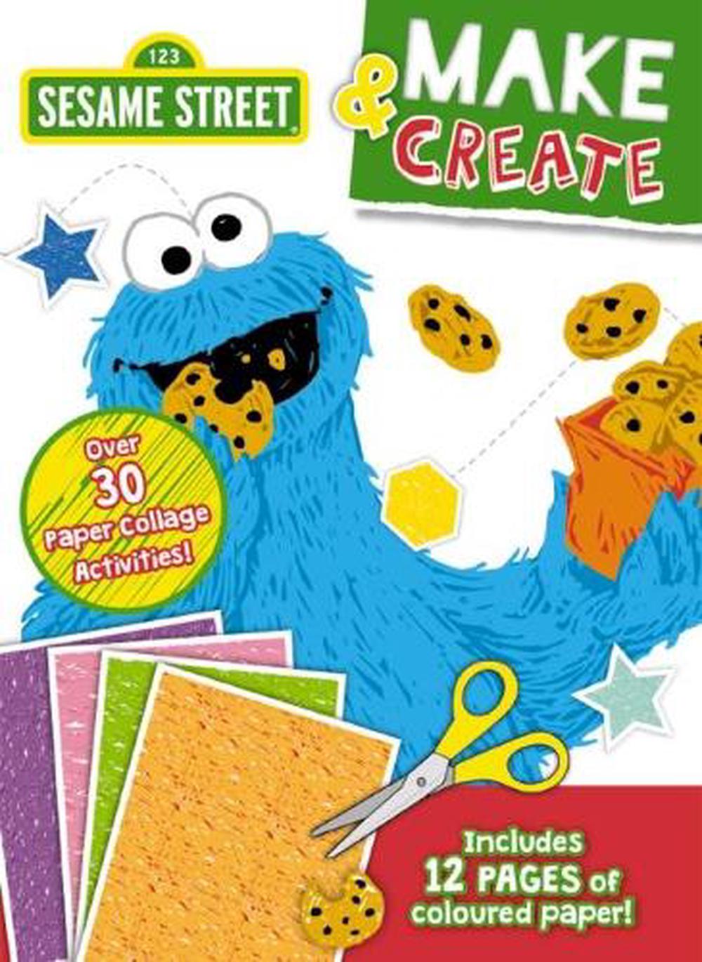 Sesame Street Make & Create Activity Book, Paperback, 9781760663070 ...