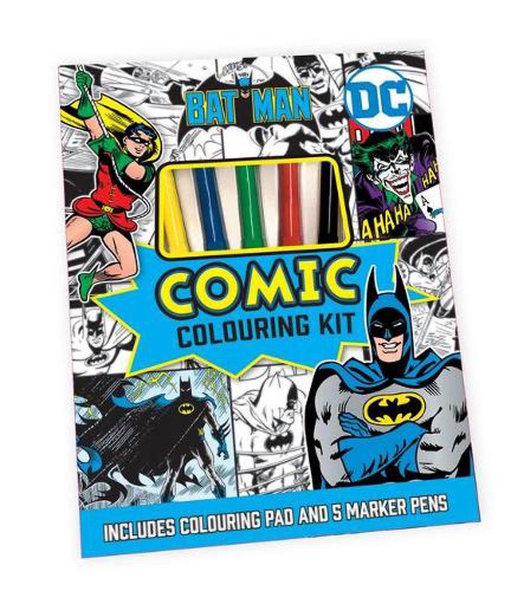 Batman: Comic Colouring Kit (DC Comics) by Geronimo Stilton, Novelty ...