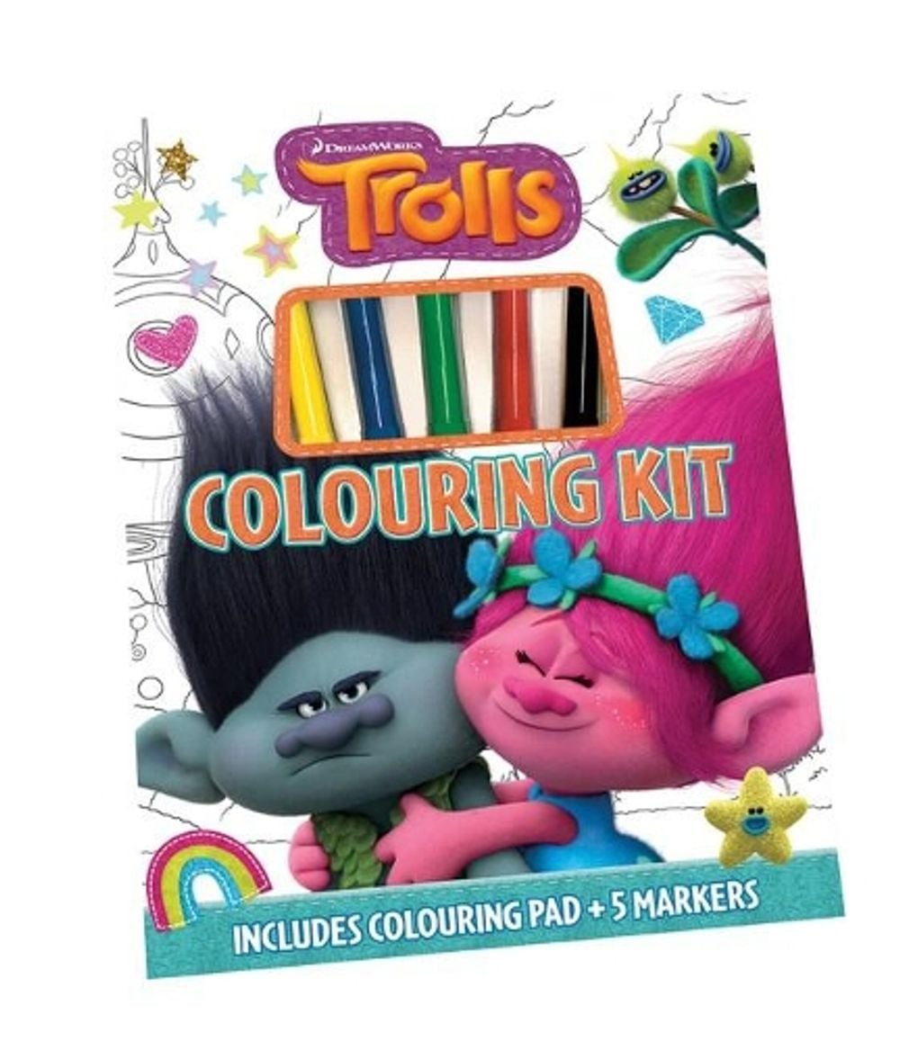 Trolls: Colouring Kit (DreamWorks), Novelty, 9781760667832 | Buy online ...