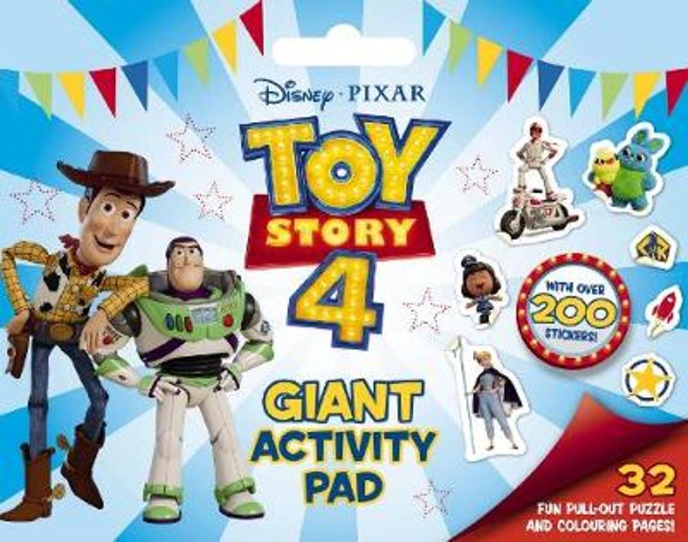Toy Story 4: Giant Activity Pad, Paperback, 9781760668822 | Buy online ...