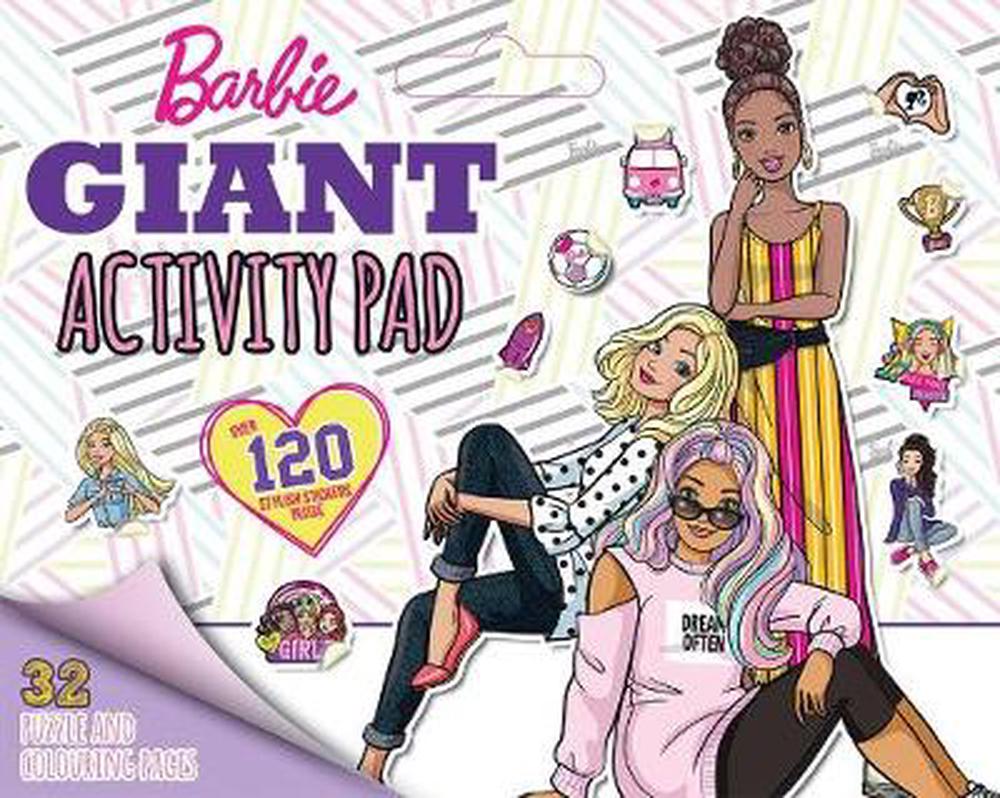Barbie: Giant Activity Pad (Mattel) by Aaron Blabey, Paperback ...