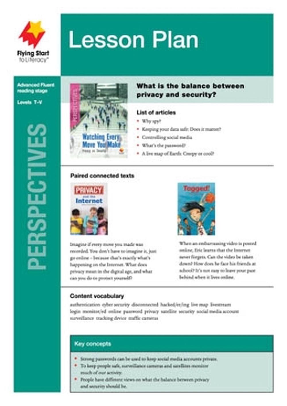 Lesson Plan - Watching Every Move You Make: Privacy v. Security by ...