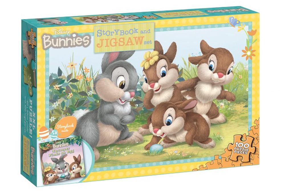 Disney Bunnies: Storybook and Jigsaw Set (100 Pieces), Paperback ...