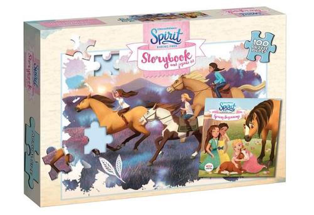 Spirit Riding Free: Storybook and Jigsaw Set (Dreamworks: 100 Pieces ...