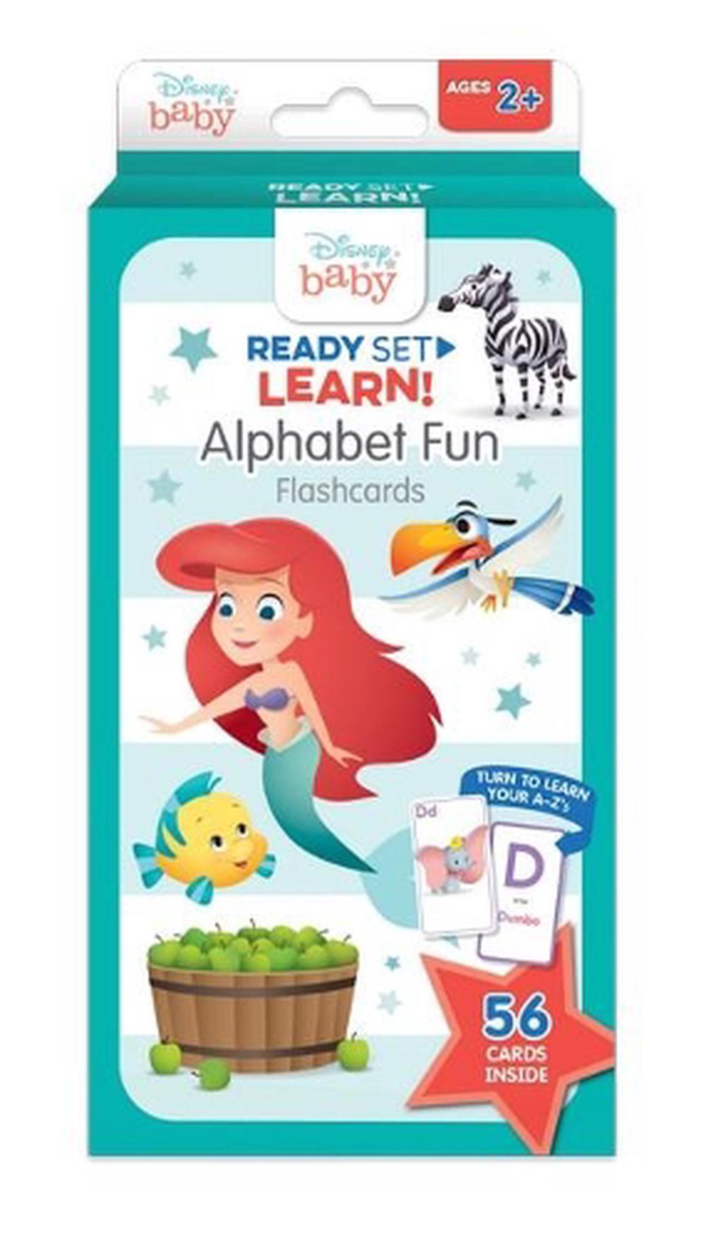 Disney Baby: Ready Set Learn! Alphabet Fun Flashcards (Ages 2+), Cards ...