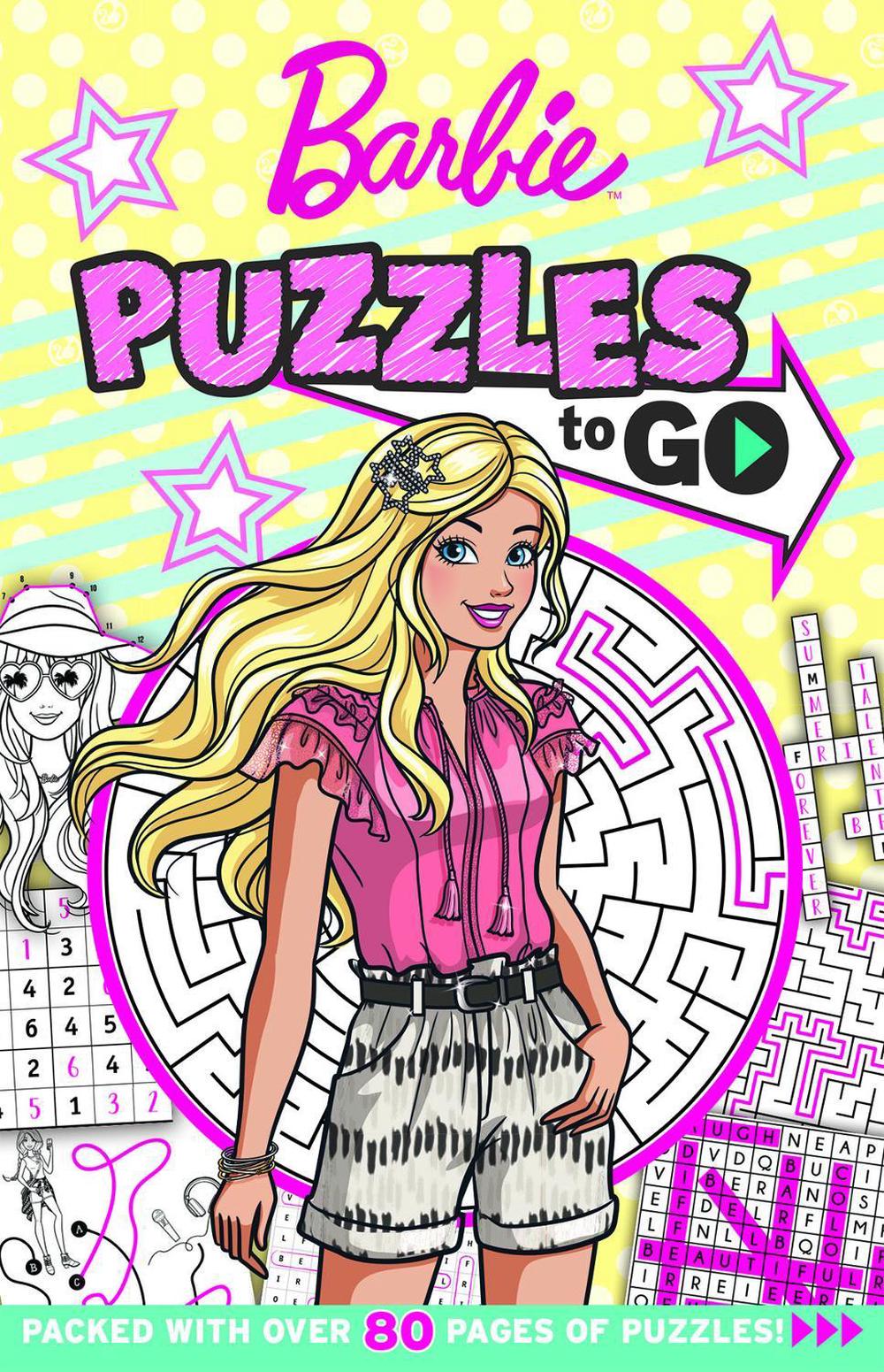 Barbie: Puzzles to Go (Mattel), Paperback, 9781761120565 | Buy online ...