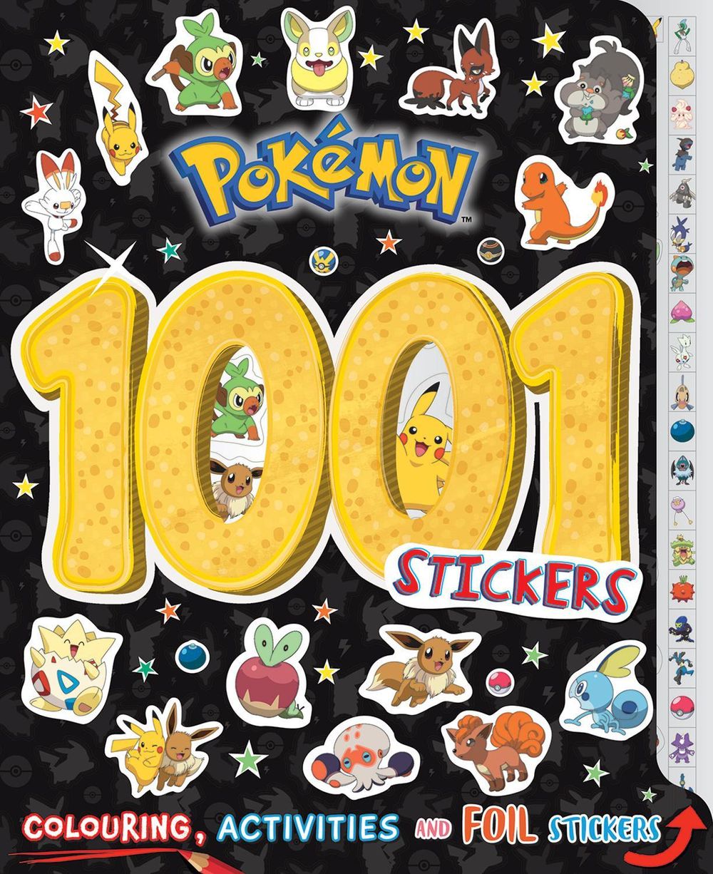 Pokemon: 1001 Stickers by Barney Saltzberg, Paperback, 9781761122804 ...