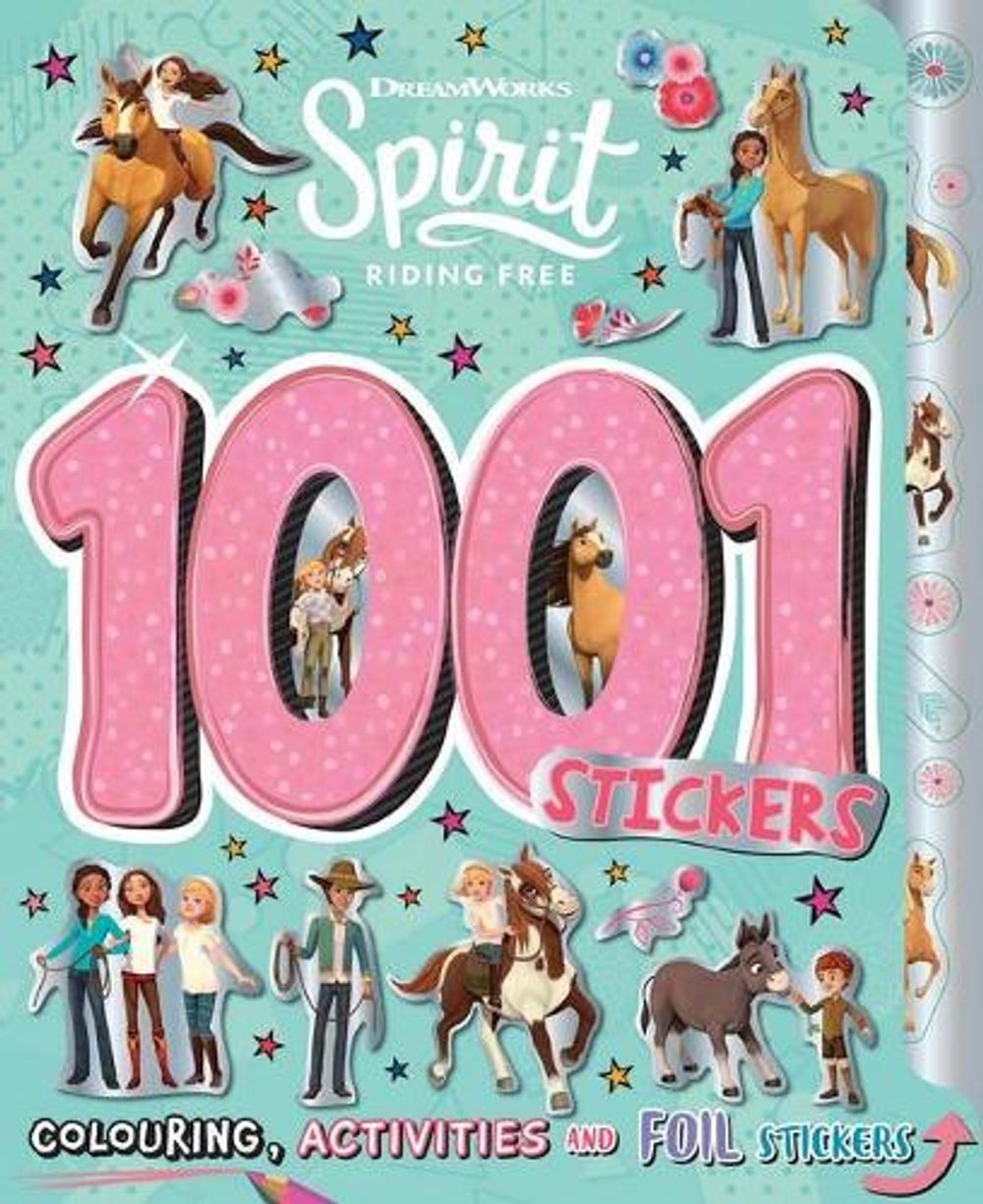 Spirit Riding Free: 1001 Stickers (DreamWorks), Paperback ...