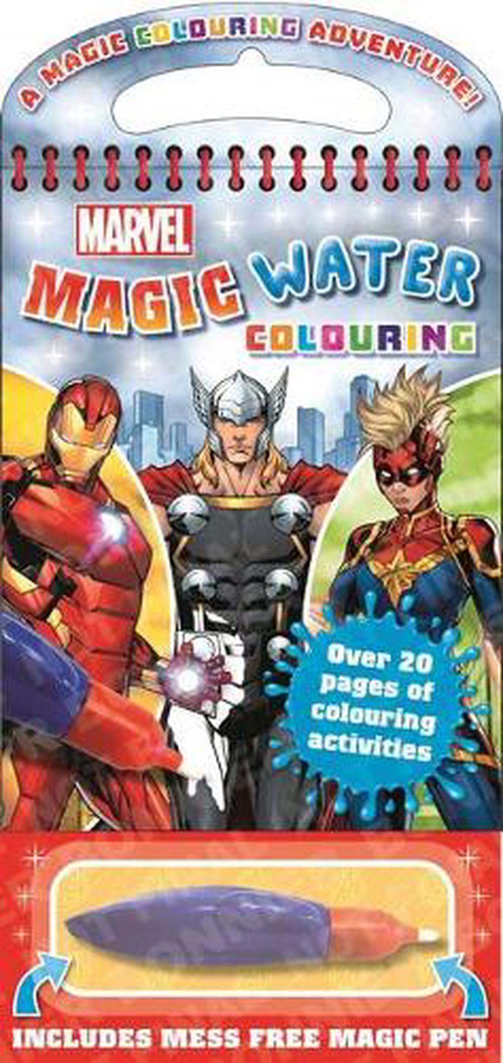 Marvel: Magic Water Colouring by Zack Zombie, Hardcover, 9781761123306 ...