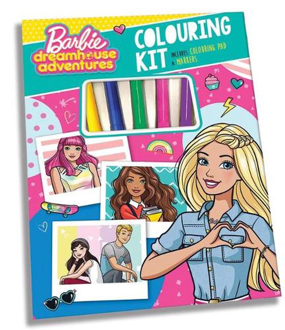 Barbie Dreamhouse Adventures: Colouring Kit (Mattel) by Adam Wallace ...