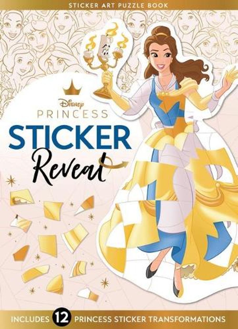Disney Princess: Sticker Reveal Book by Elisabetta Dami, Paperback ...
