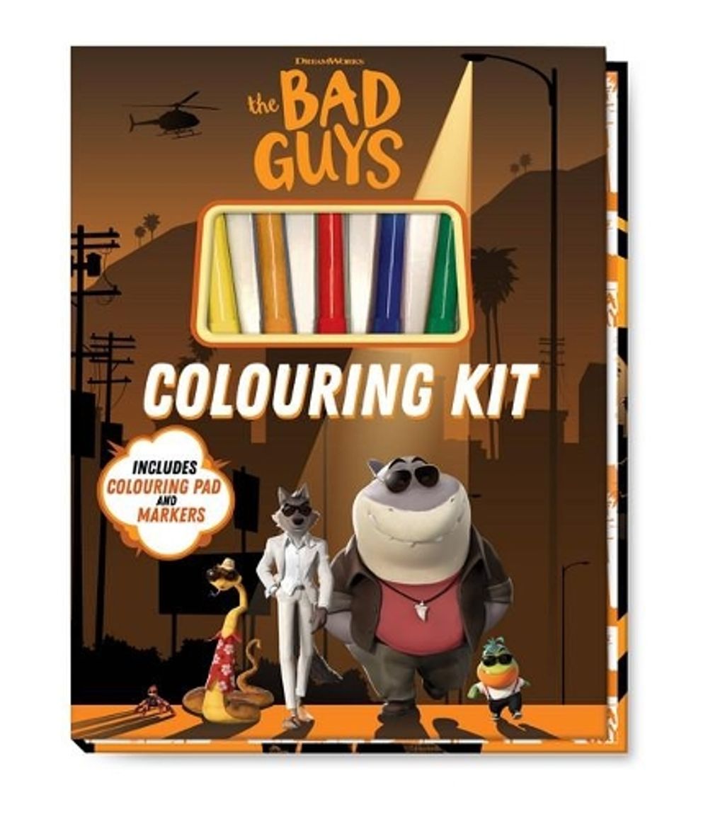 the Bad Guys: Colouring Kit (DreamWorks), Hardcover, 9781761203312 ...