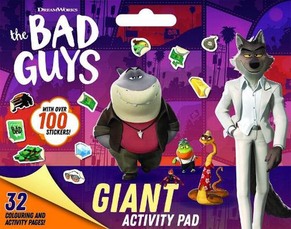 the Bad Guys Giant Activity Pad (DreamWorks) by Kirsty Wadsworth ...