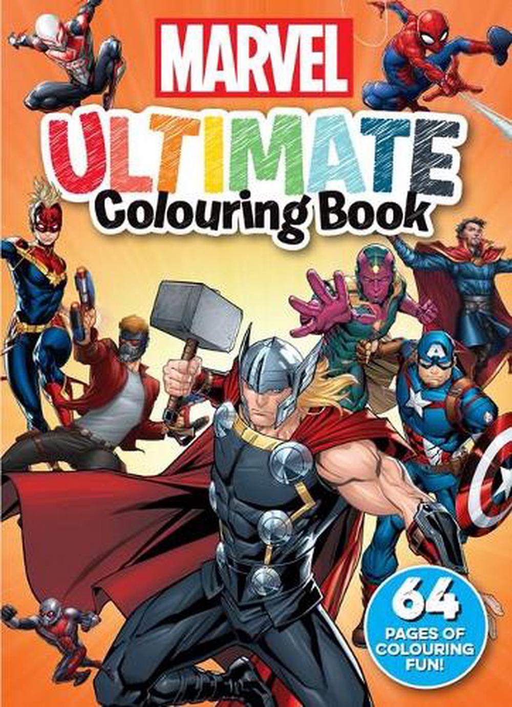 Marvel: Ultimate Colouring Book (Featuring Thor) by Tim Editors of ...