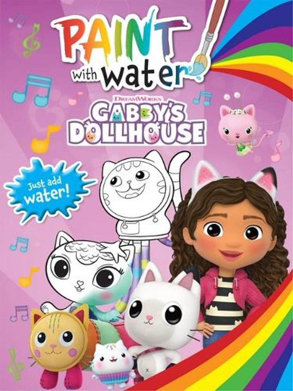 Gabby's Dollhouse: Paint with Water (Dreamworks), Paperback ...