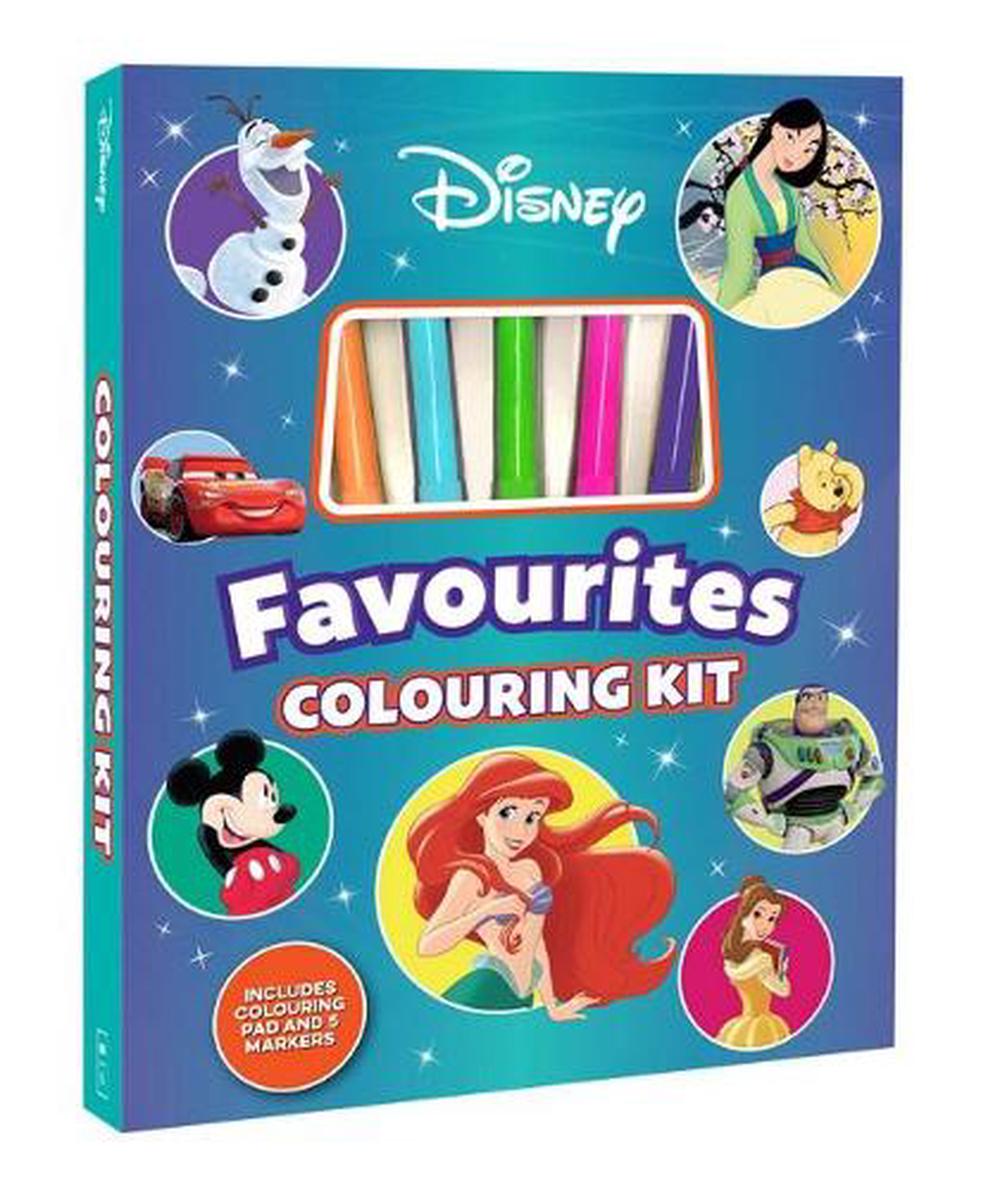 Disney Favourites: Colouring Kit, Hardcover, 9781761206573 | Buy online ...