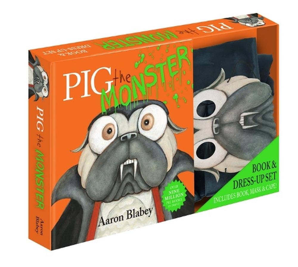 Pig the Monster (Book & Dress-Up Set) by Aaron Blabey, Hardcover ...