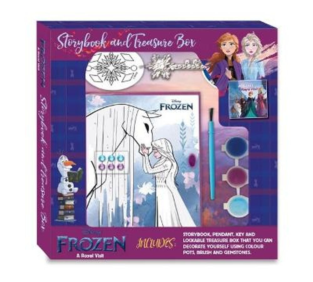 Frozen: A Royal Visit Storybook and Treasure Box (Disney), Paperback ...