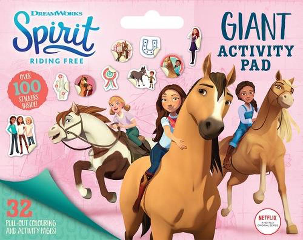 Spirit Riding Free: Giant Activity Pad (DreamWorks), Paperback ...