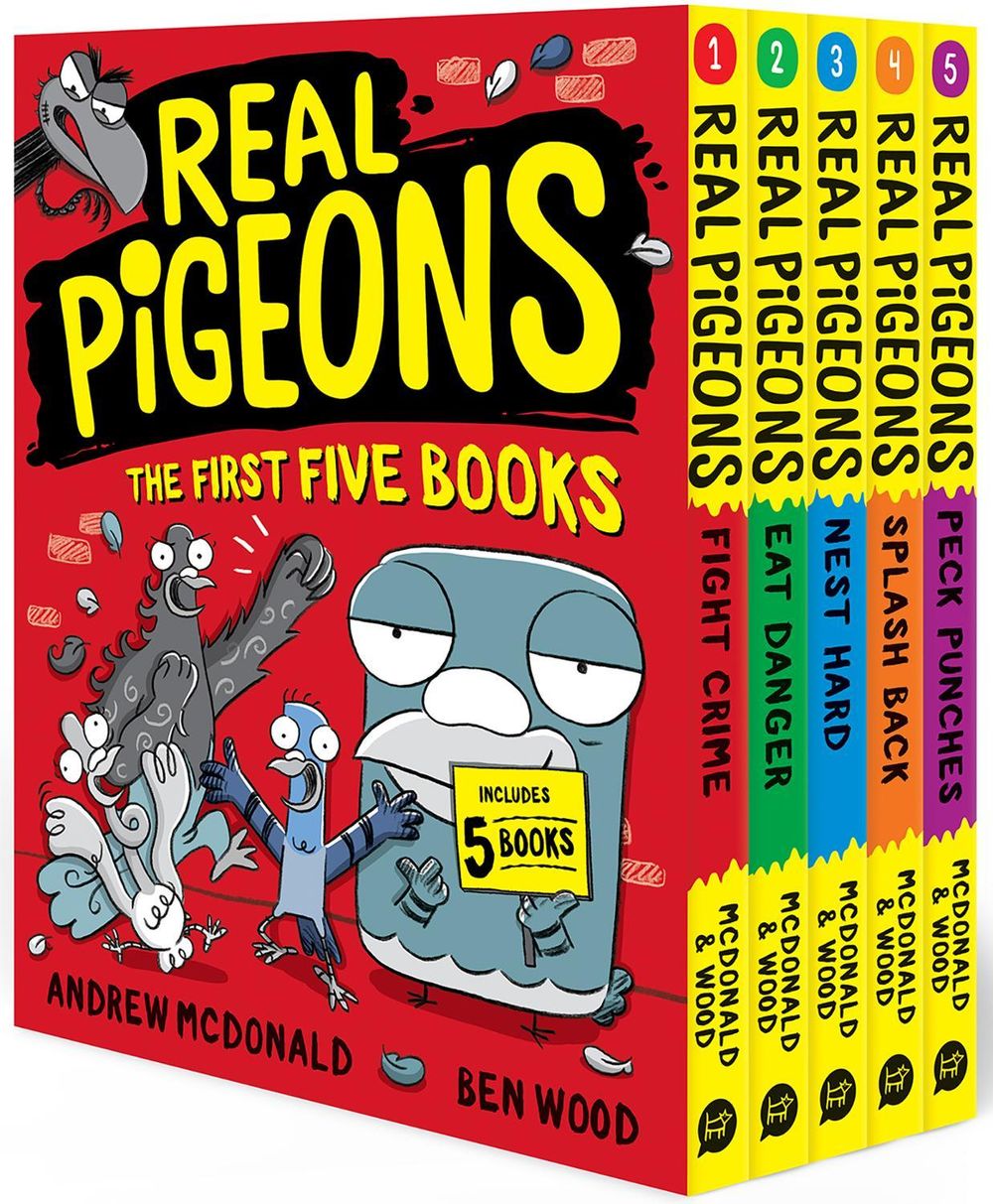 Real Pigeons Fight Crime: The First Five Books by Andrew McDonald ...
