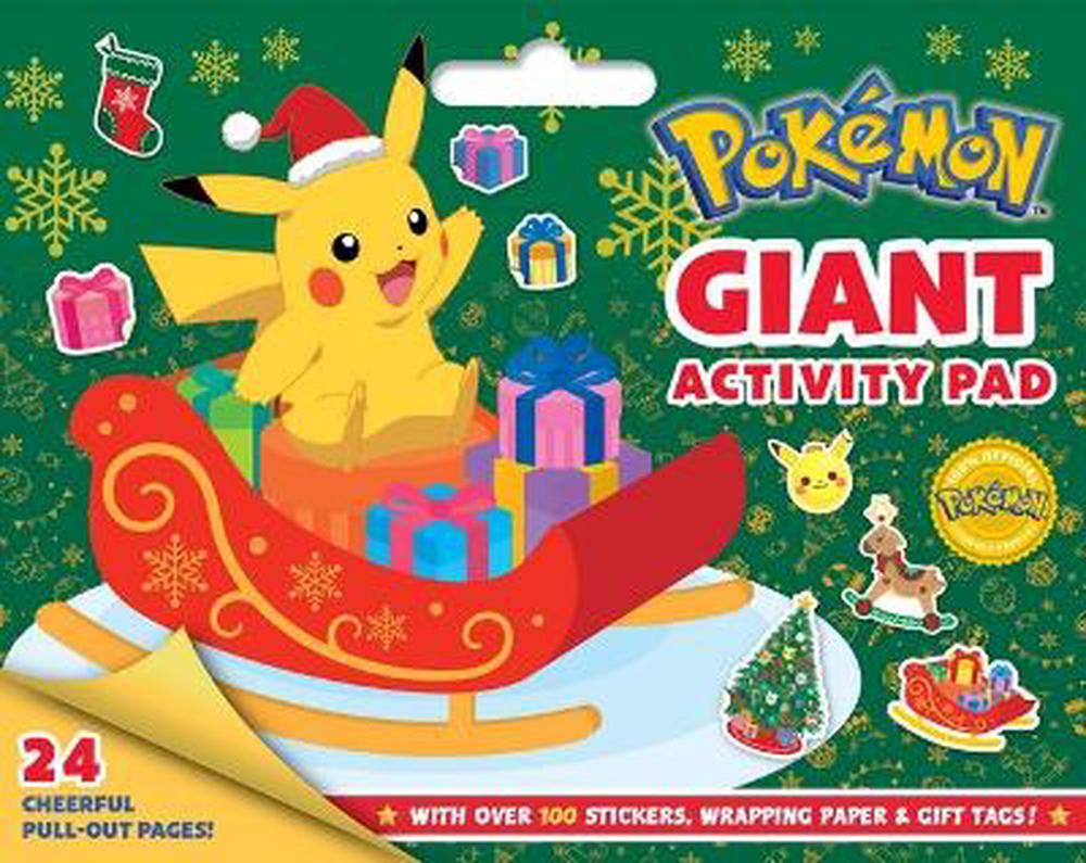 Pokemon Christmas: Giant Activity Pad, Paperback, 9781761292071 | Buy ...
