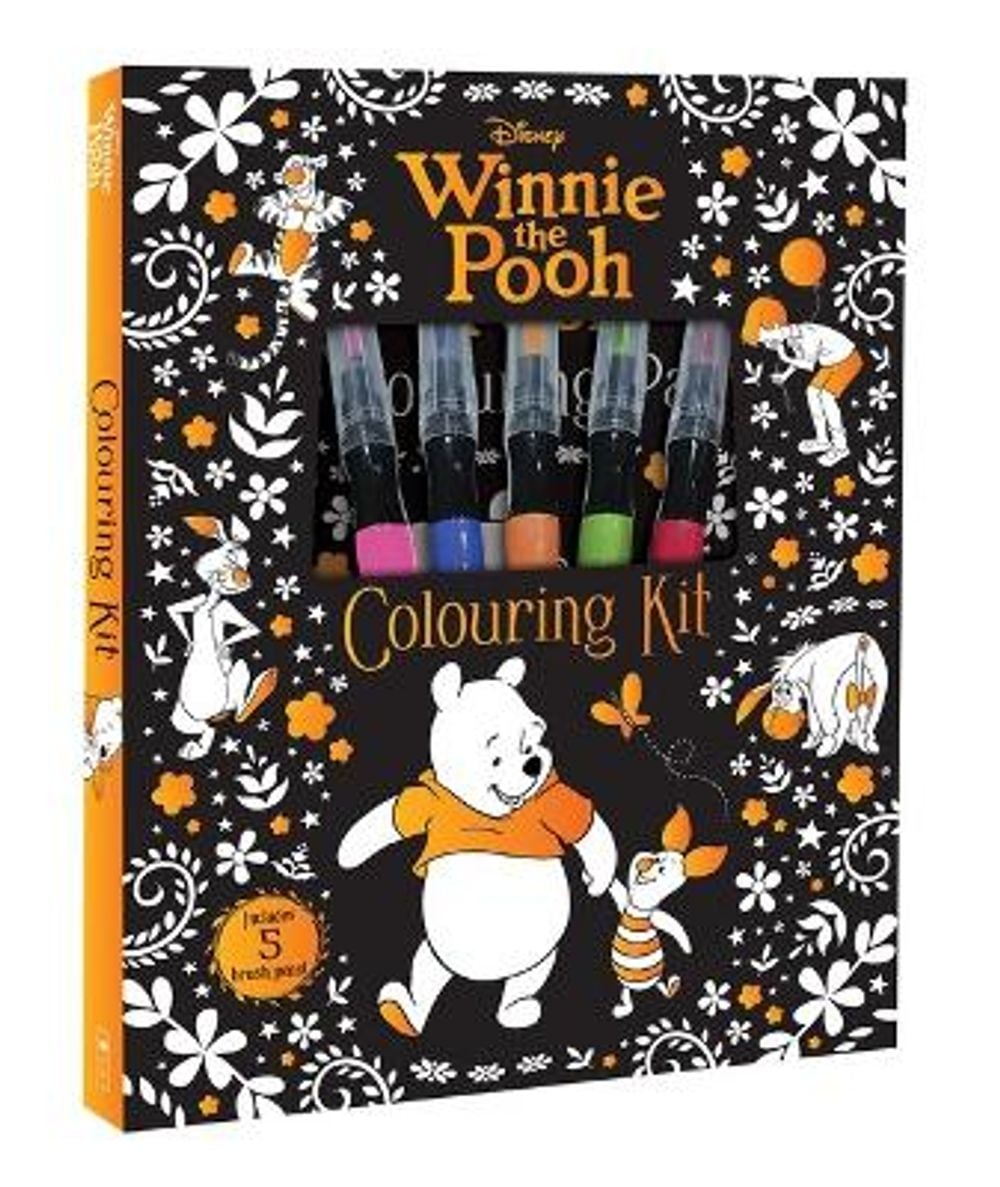 Winnie the Pooh: Adult Colouring Kit (Disney) by Adam Murphy, Hardcover ...