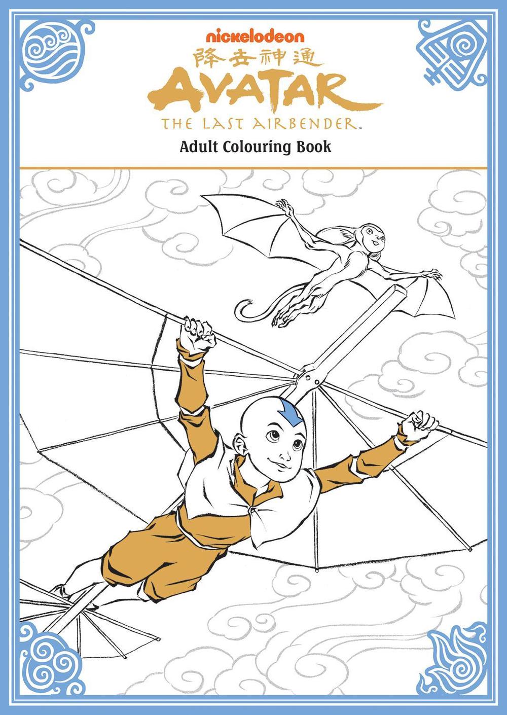 Avatar The Last Airbender: Adult Colouring Book (Nickelodeon ...