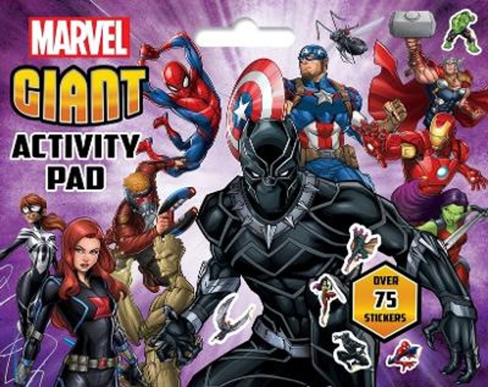 Marvel: Giant Activity Pad (Featuring Black Panther) by Tui,T ...