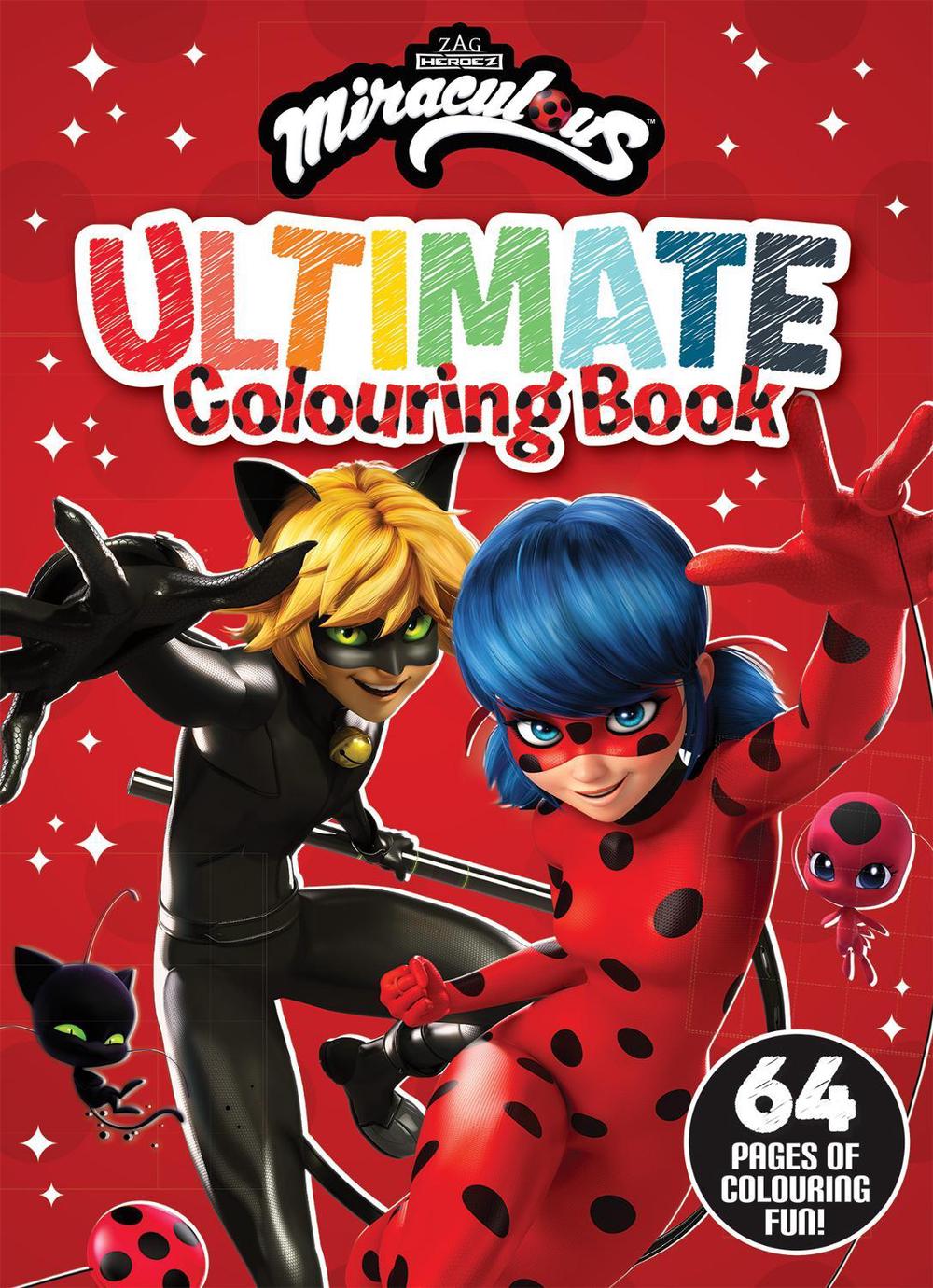 Miraculous: Ultimate Colouring Book (Zag Heroez), Paperback ...