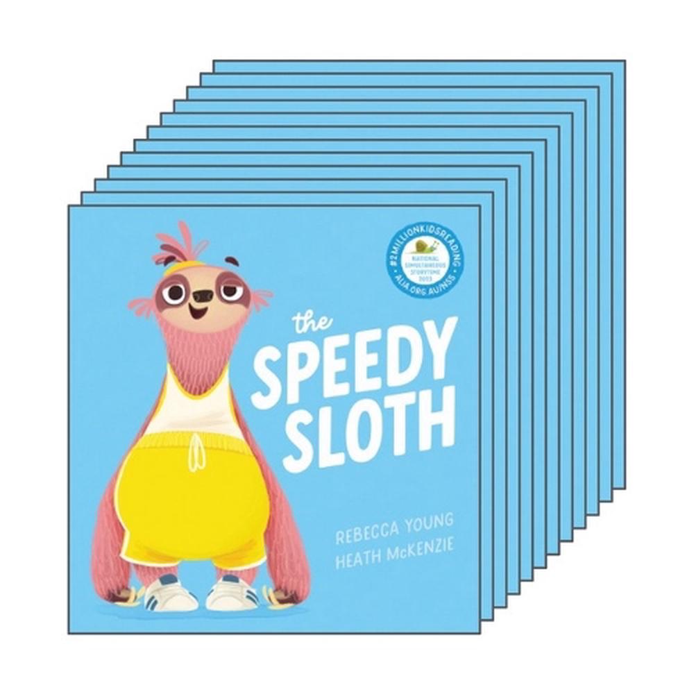 Speedy the Sloth 12-Copy Stock Pack by Rebecca Young, 9781761295300 ...