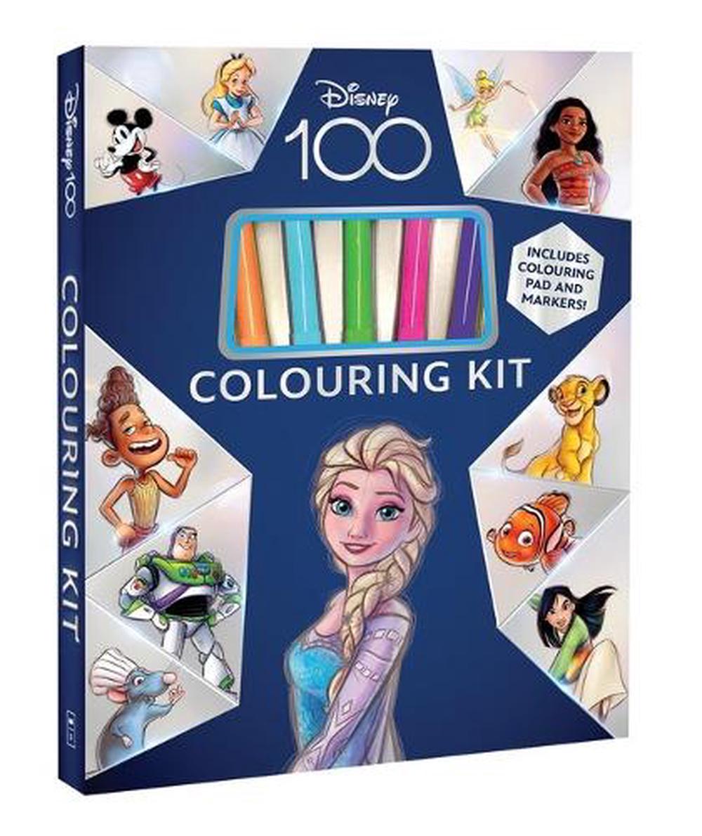 Disney 100: Colouring Kit, Hardcover, 9781761295577 | Buy online at The ...