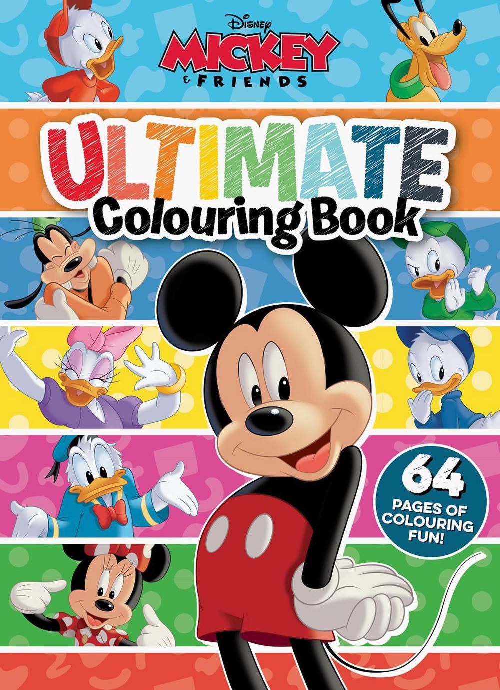 Mickey and Friends: Ultimate Colouring Book (Disney), Paperback ...
