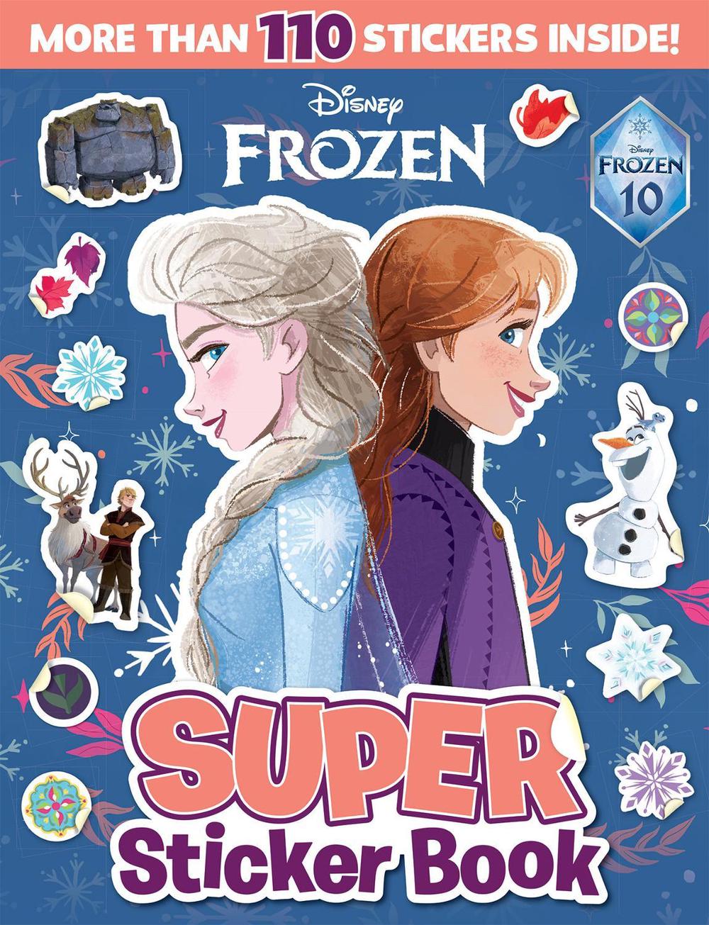 Frozen 10th Anniversary: Super Sticker Book (Disney), Paperback ...