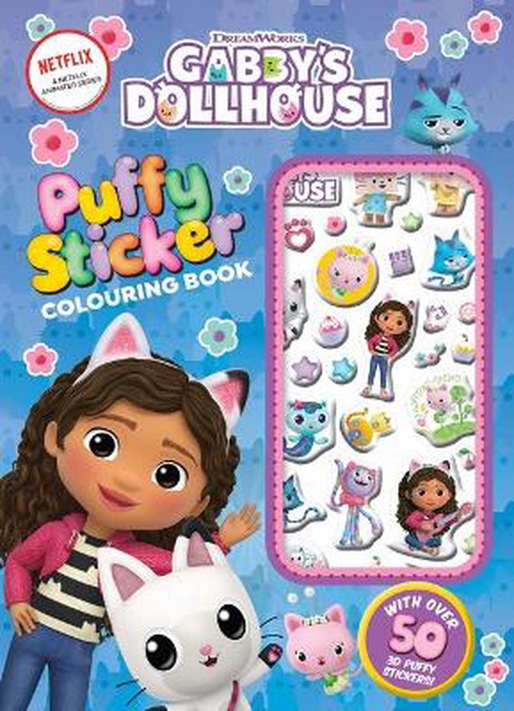 Gabby's Dollhouse: Puffy Sticker Colouring Book (DreamWorks) by Stephen ...