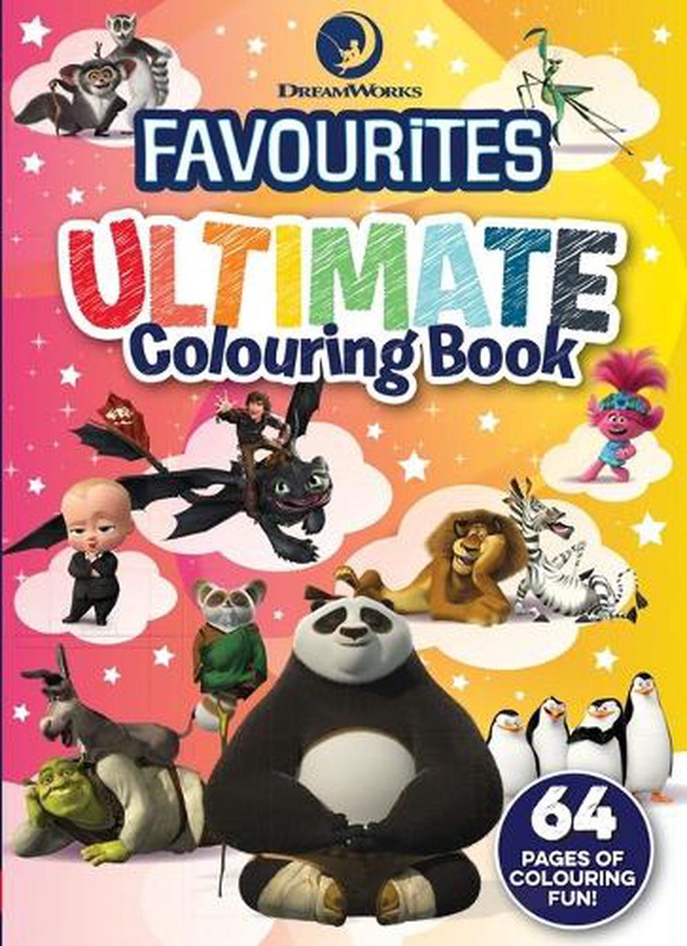DreamWorks Favourites: Ultimate Colouring Book, Paperback ...