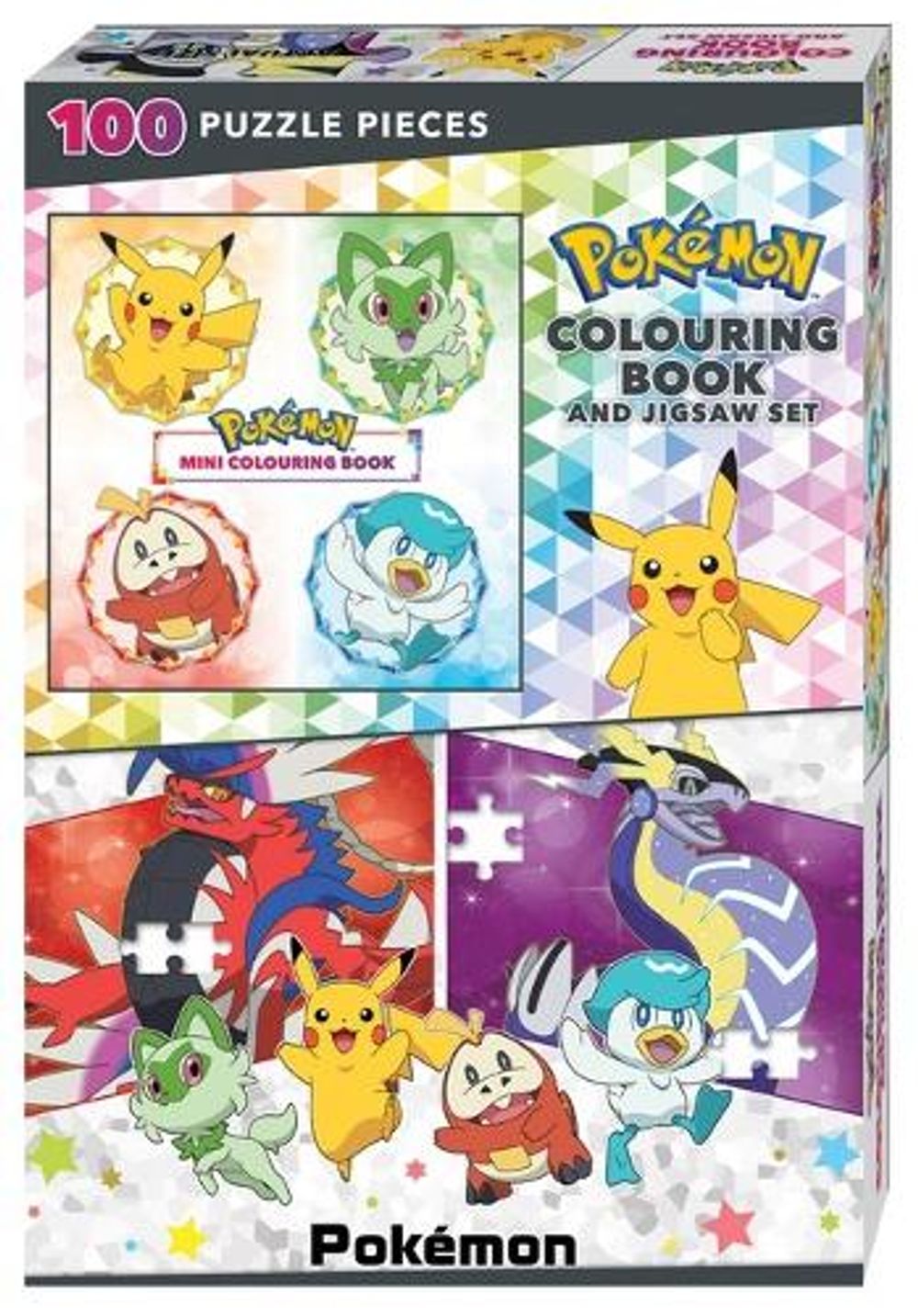 Pokémon: Colouring Book and Jigsaw Set (100 Pieces), Paperback ...