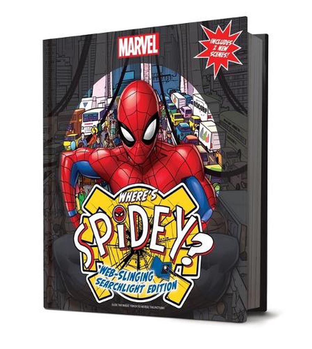 Where’s Spidey?: Web-Slinging Searchlight Edition (Marvel), Hardcover ...