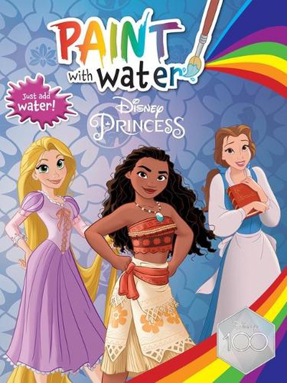 Disney Princess: Paint With Water (Disney 100), Paperback ...