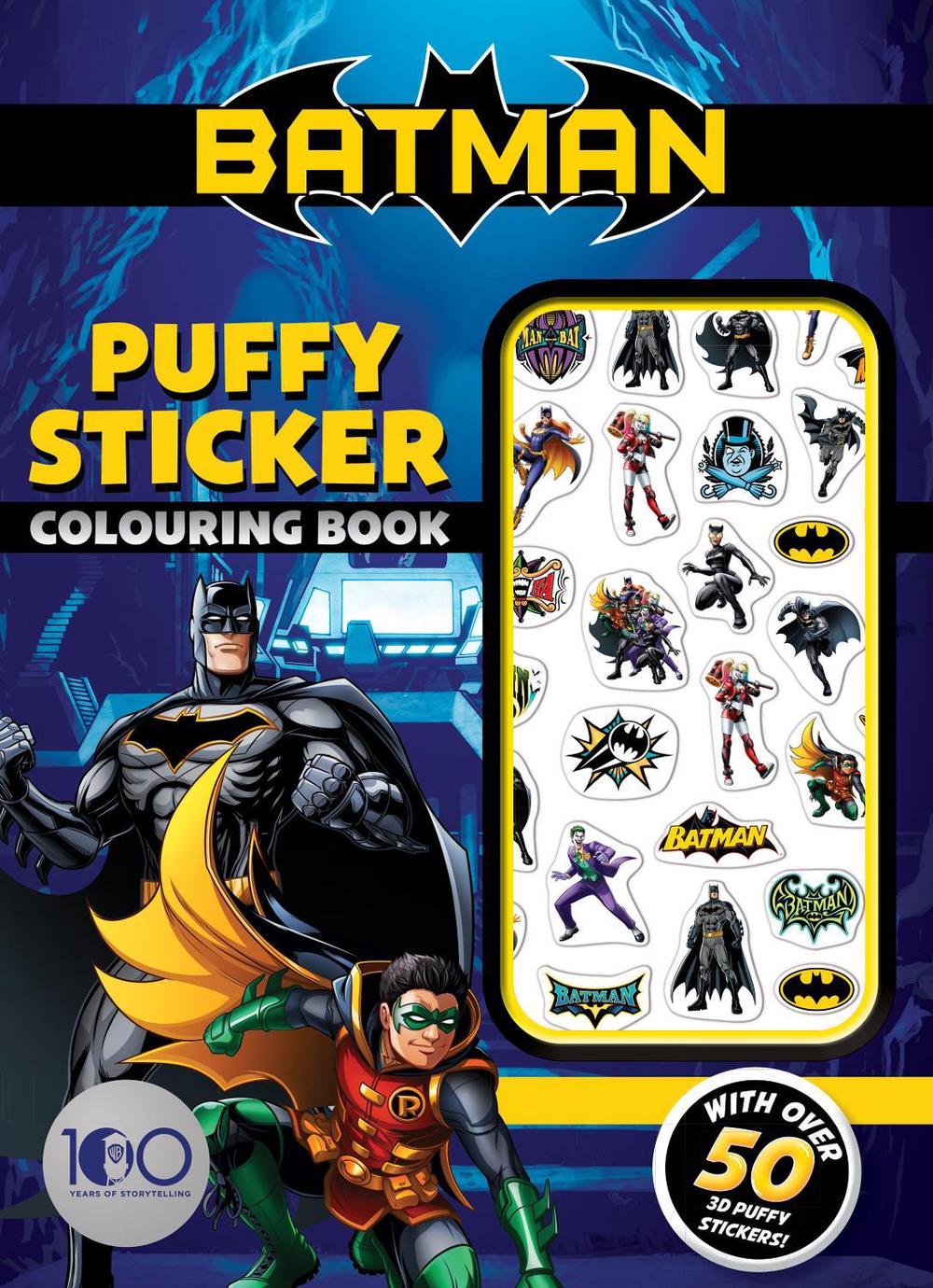 Batman: Puffy Sticker Colouring Book (DC), Paperback, 9781761299537 ...