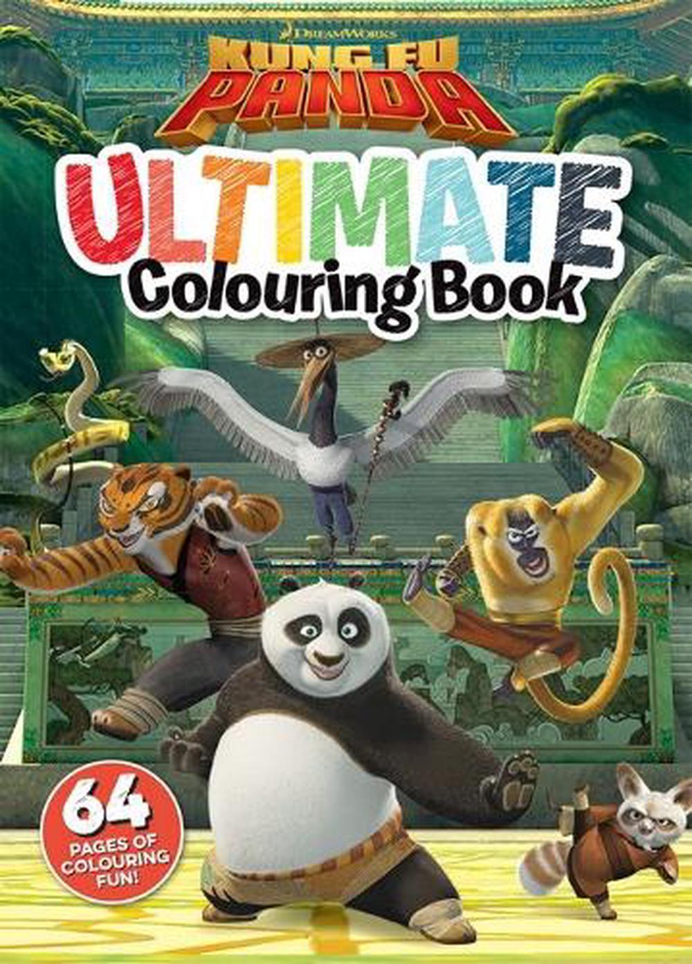 Kung Fu Panda: Ultimate Colouring Book (DreamWorks), Paperback ...