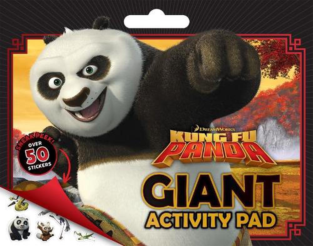 Kung Fu Panda: Giant Activity Pad (DreamWorks), Paperback ...