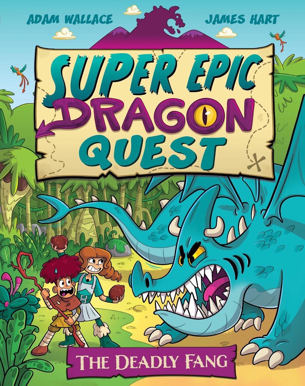The Deadly Fang (Super Epic Dragon Quest #1) by Adam Wallace, Paperback ...