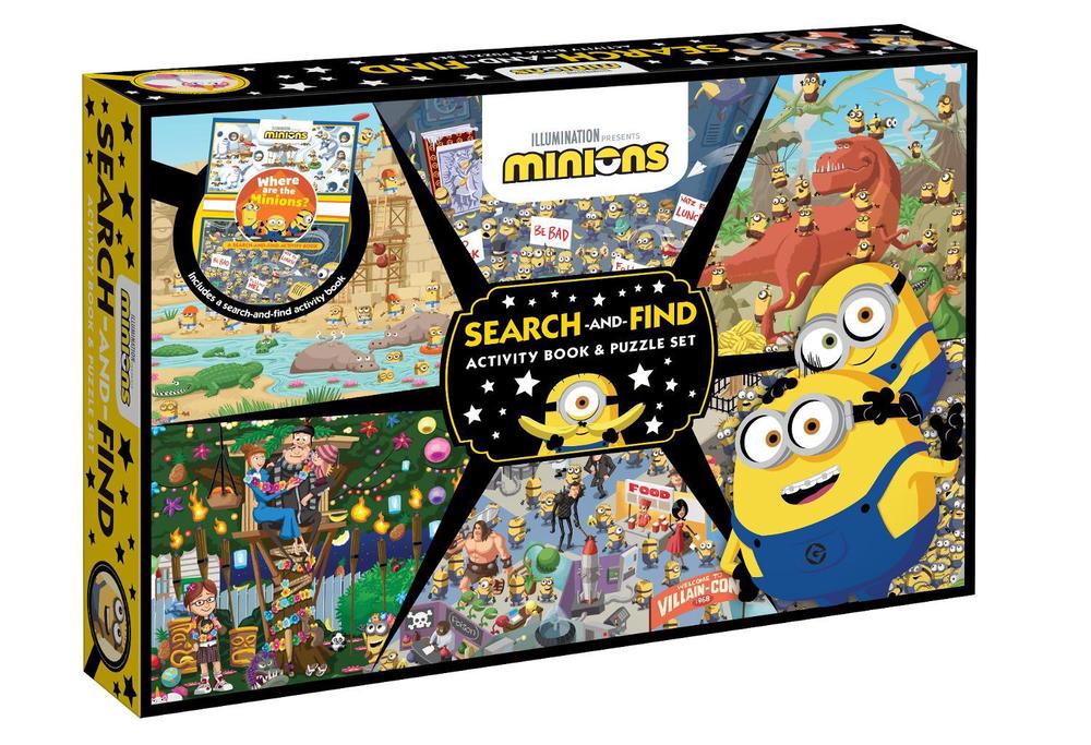 Minions: Search-and-Find Activity Book and Puzzle Set (Universal ...