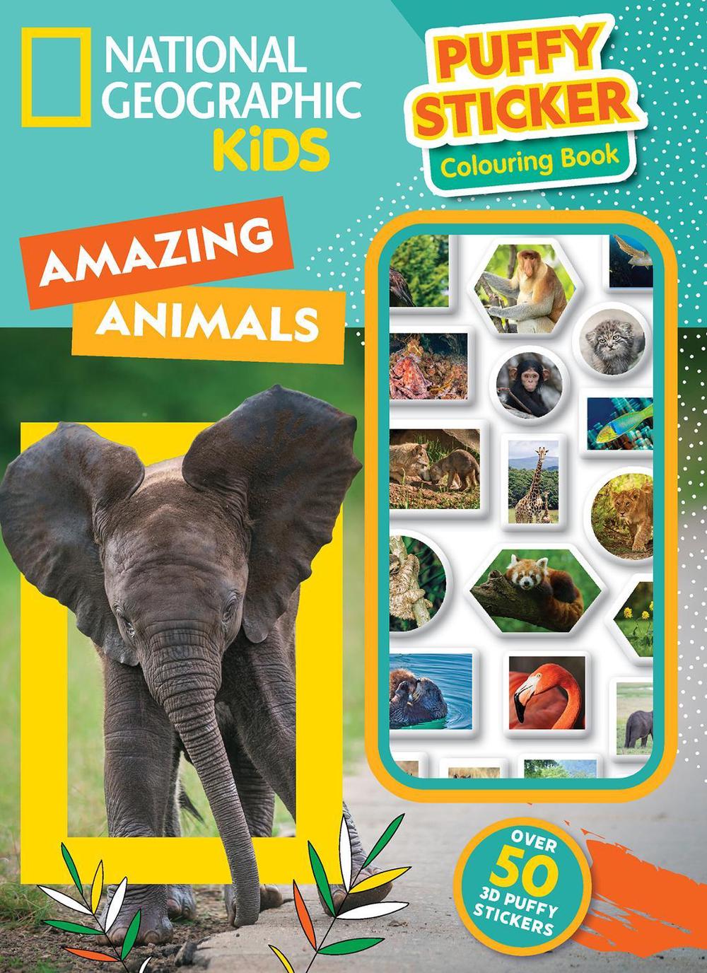 National Geographic Kids: Puffy Sticker Colouring Book (Disney ...