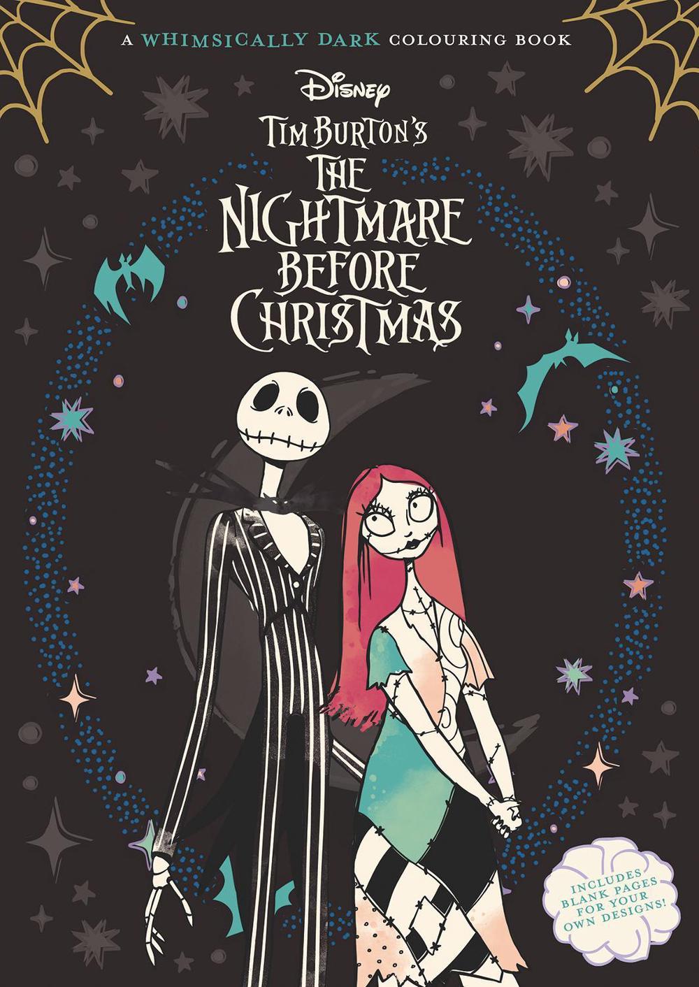 Tim Burton's The Nightmare Before Christmas: Adult Colouring Book ...