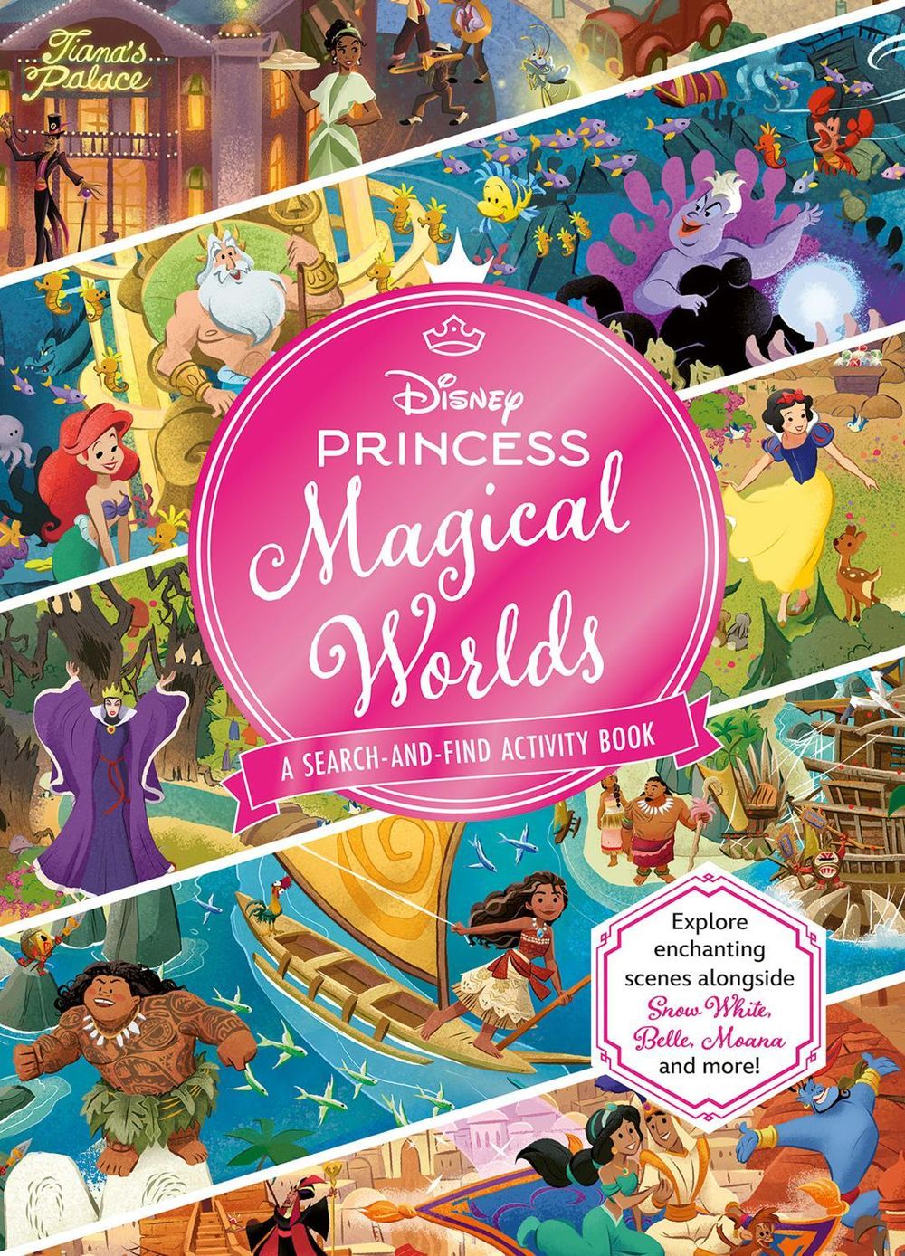 Magical Worlds: A Search-and-Find Activity Book (Disney Princess ...